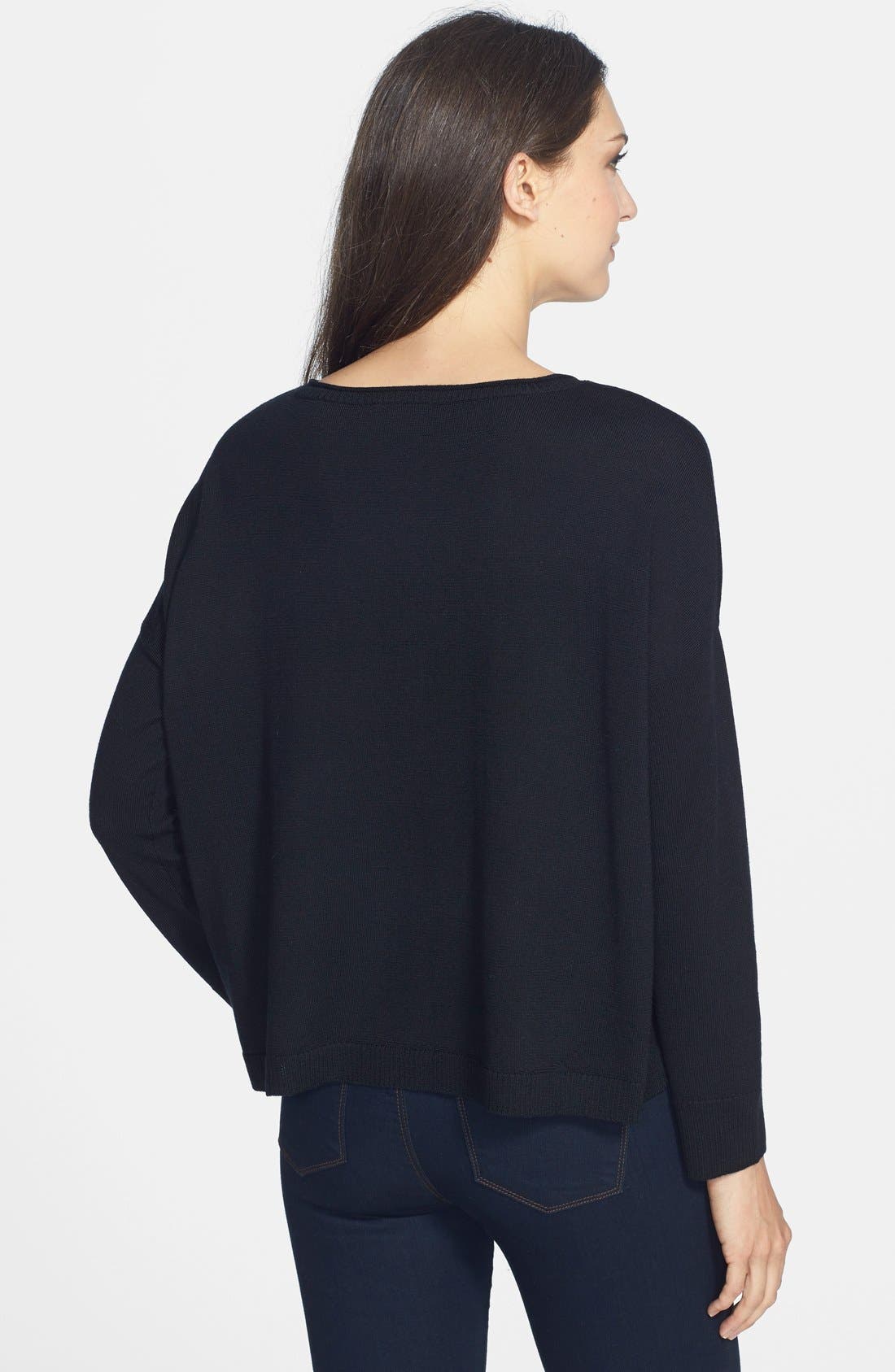 Eileen Fisher Merino Jersey Ballet Neck Top | Nordstrom