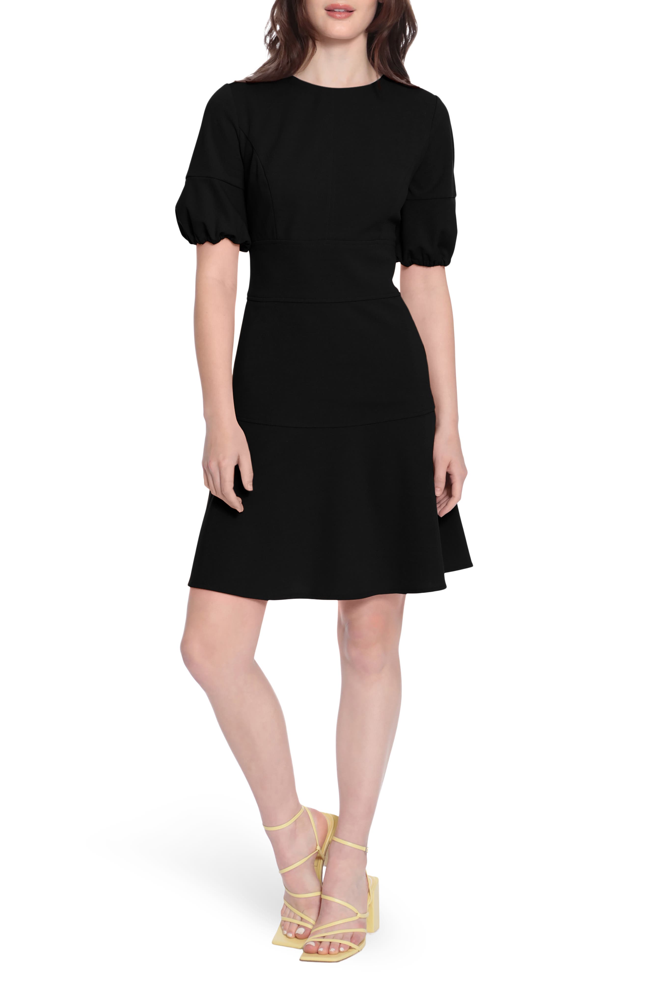Donna Morgan Puff Sleeve Mini Dress | Nordstromrack