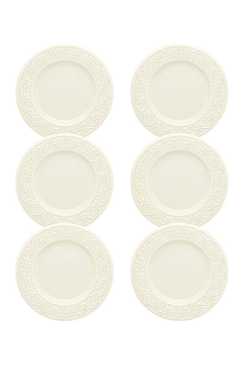 Mendi 6 Medium 7.87" Salad Plates - Ivory | Nordstromrack
