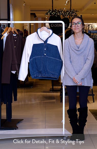 rag & bone rb Miramar High Pile Fleece Pullover | Nordstromrack