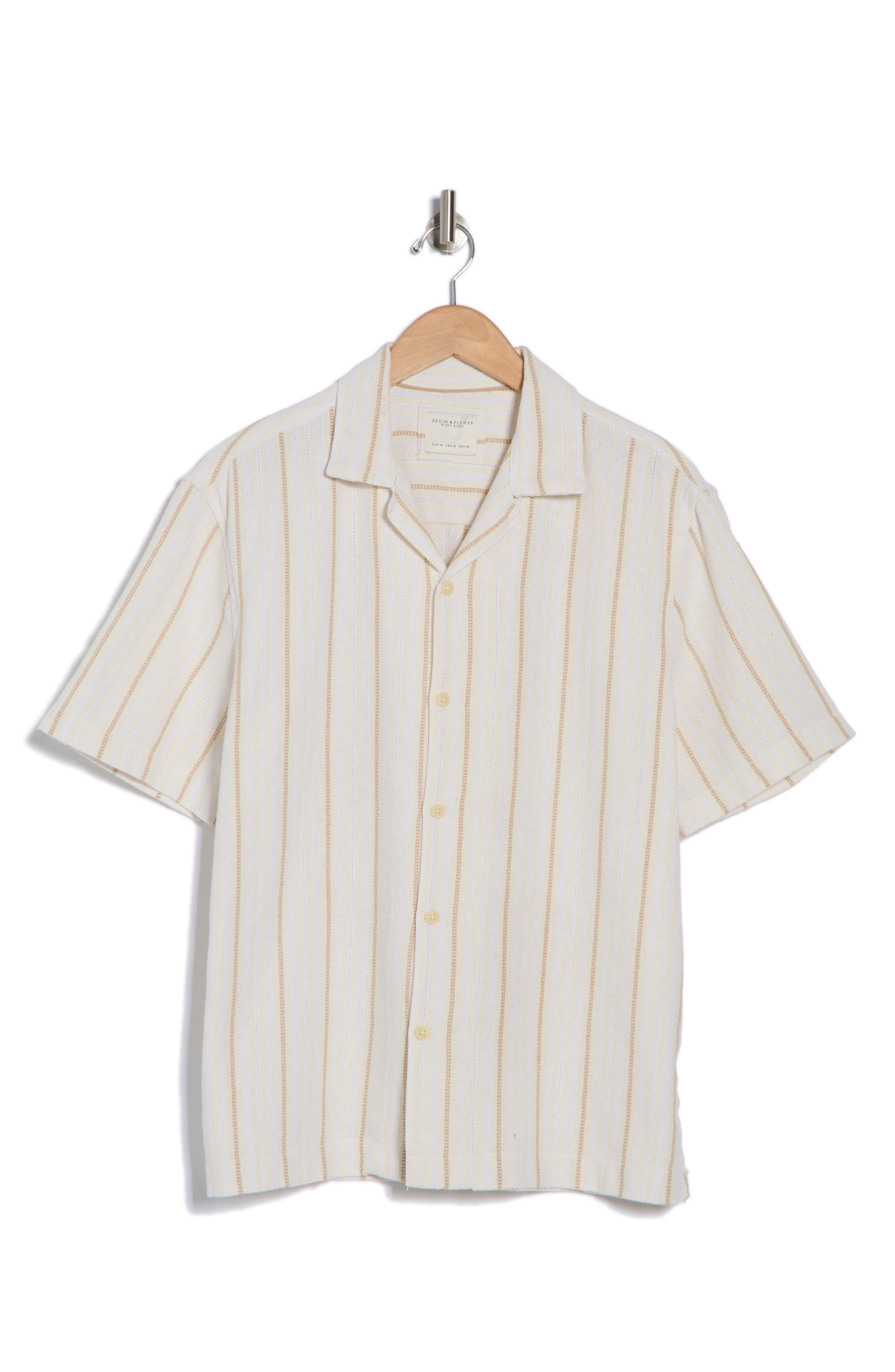 DENIM AND FLOWER Stripe Button-Up Shirt | Nordstromrack