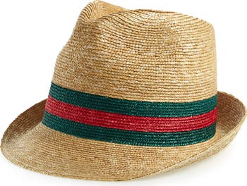 Gucci Straw Trilby Hat | Nordstrom