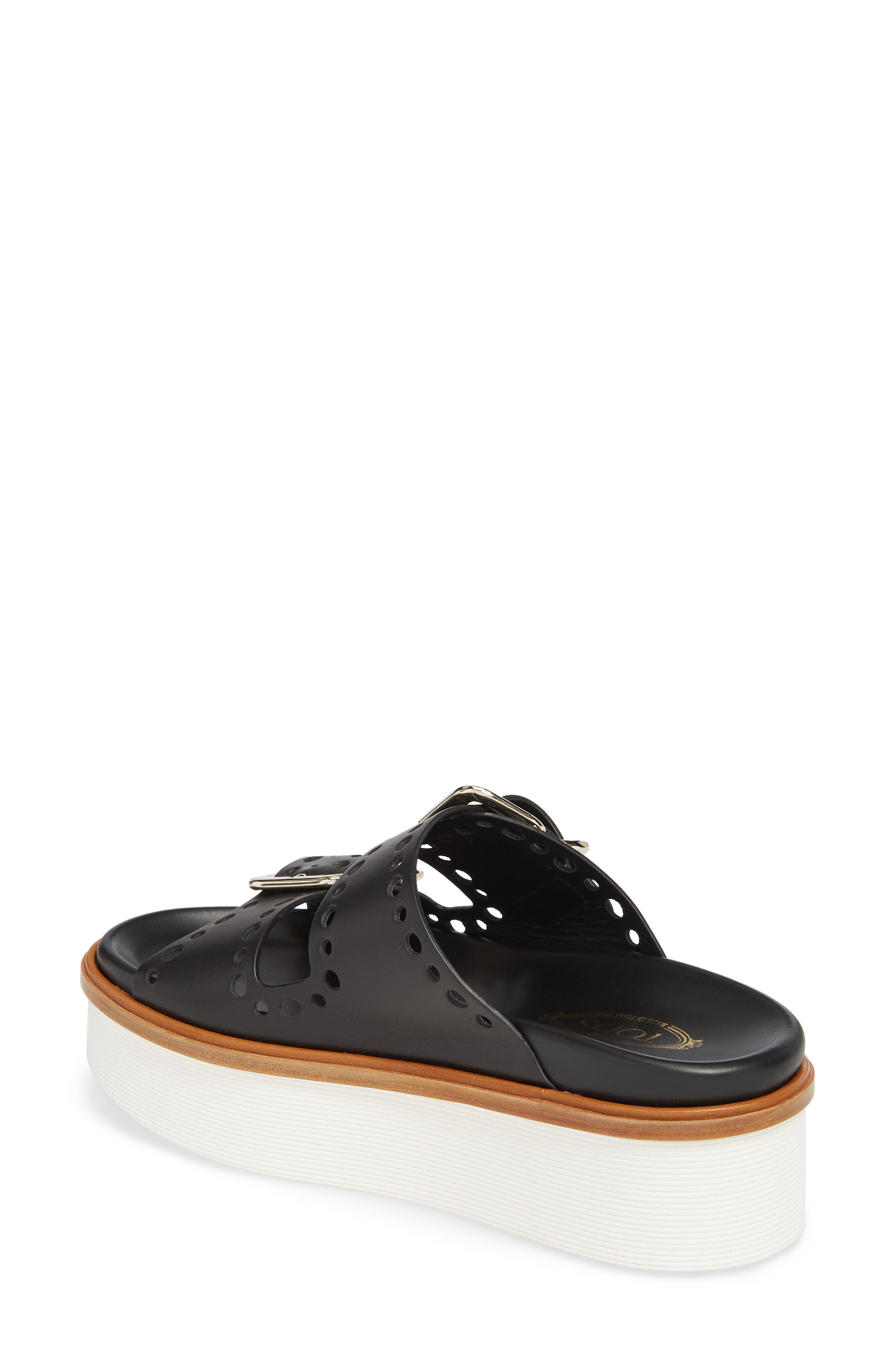 ICON TRADE SERVICES Perforated Platform Sandal (Women) | Nordstromrack