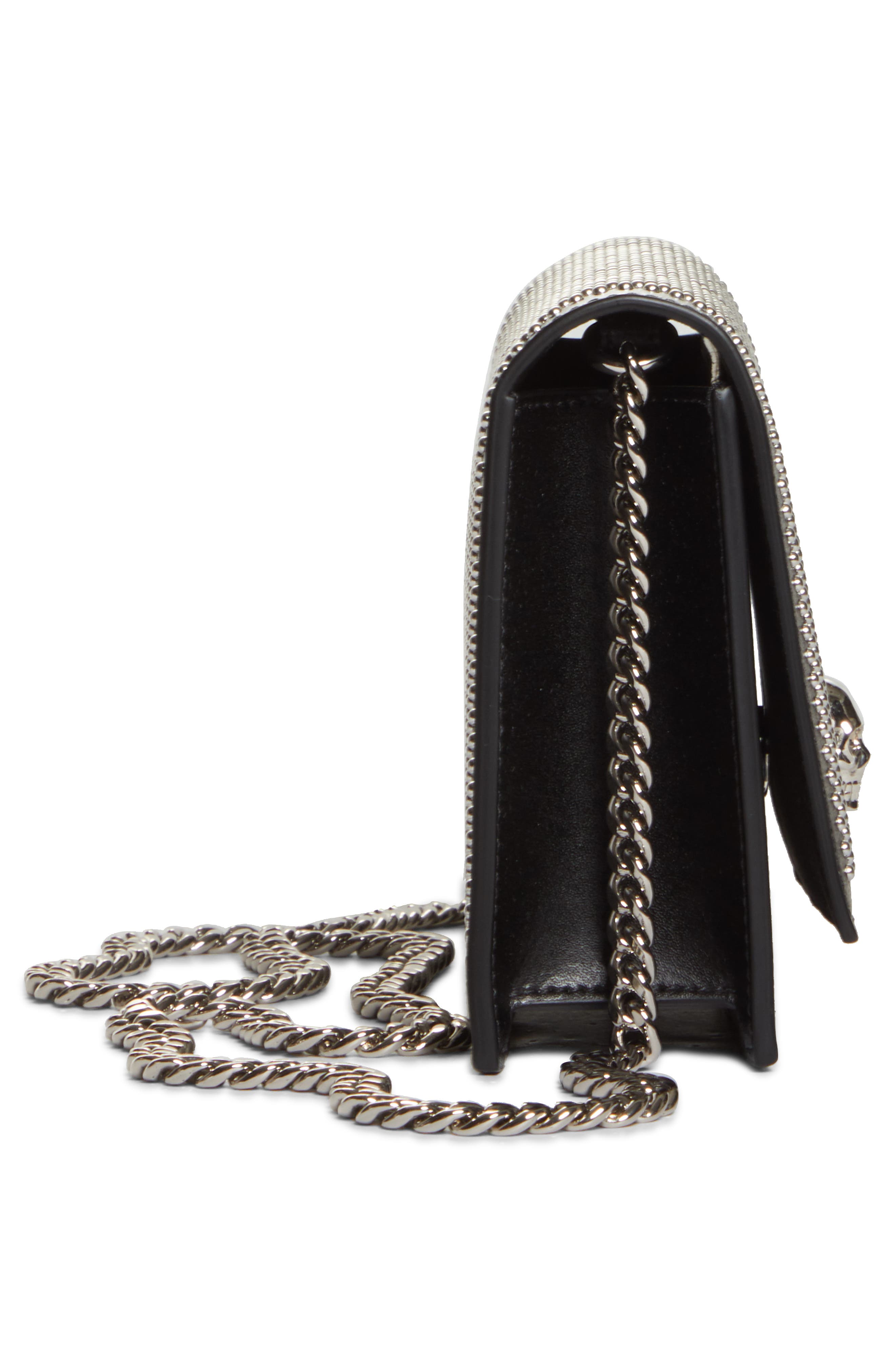 McQueen Alexander McQueen Mini Studded Skull Leather Shoulder Bag ...