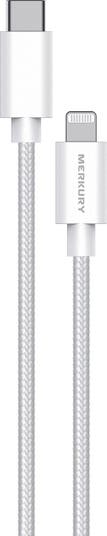 MERKURY INNOVATIONS Charge & Sync Cable Lightning to USB-C with Power ...