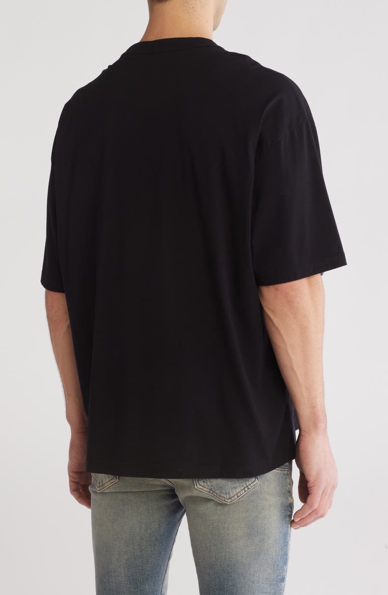 PURPLE BRAND Oversized Embroidered Logo Print T-Shirt | Nordstromrack