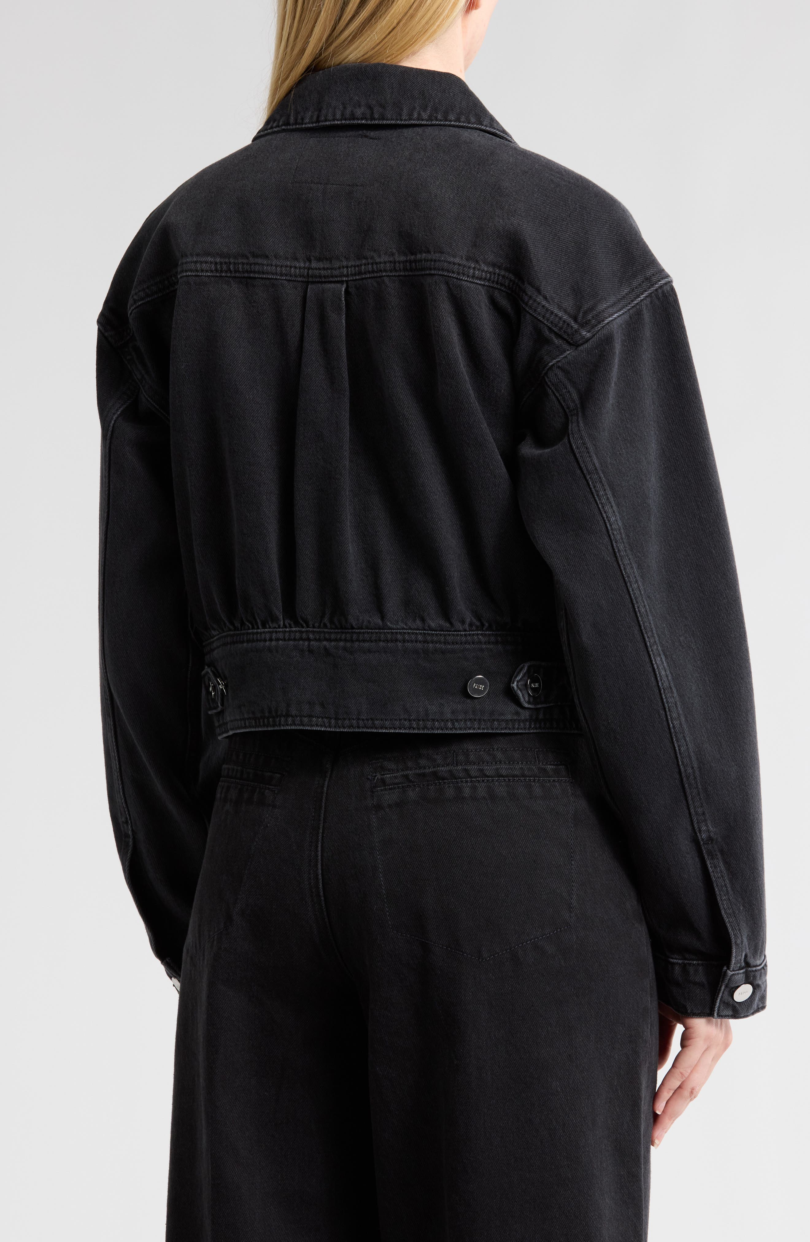 PAIGE Bree Crop Denim Jacket | Nordstromrack