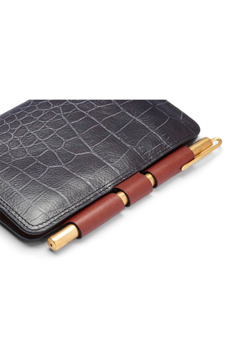 Bosca Embossed Leather Field Journal | Nordstrom