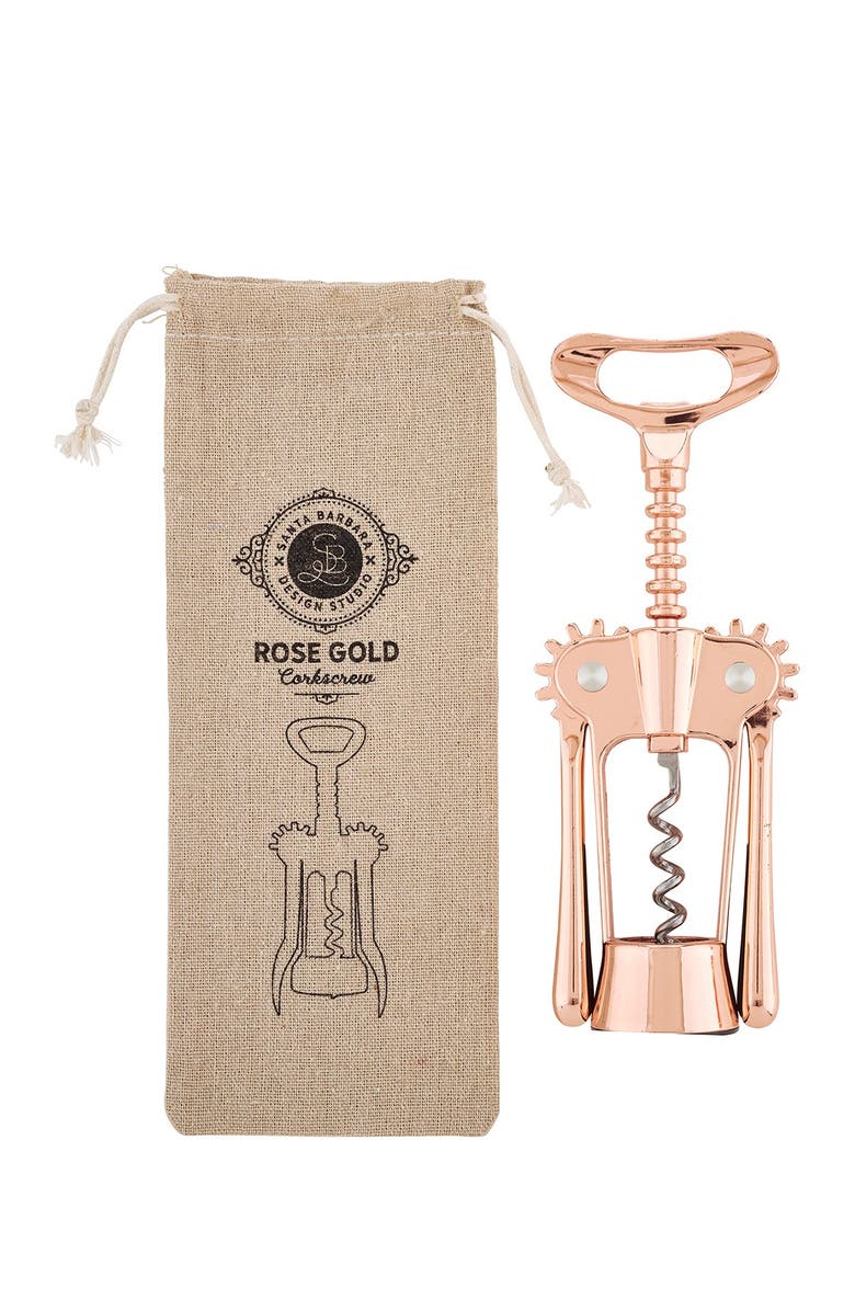 CREATIVE BRANDS Rose Gold Corkscrew Wine Opener | Nordstromrack