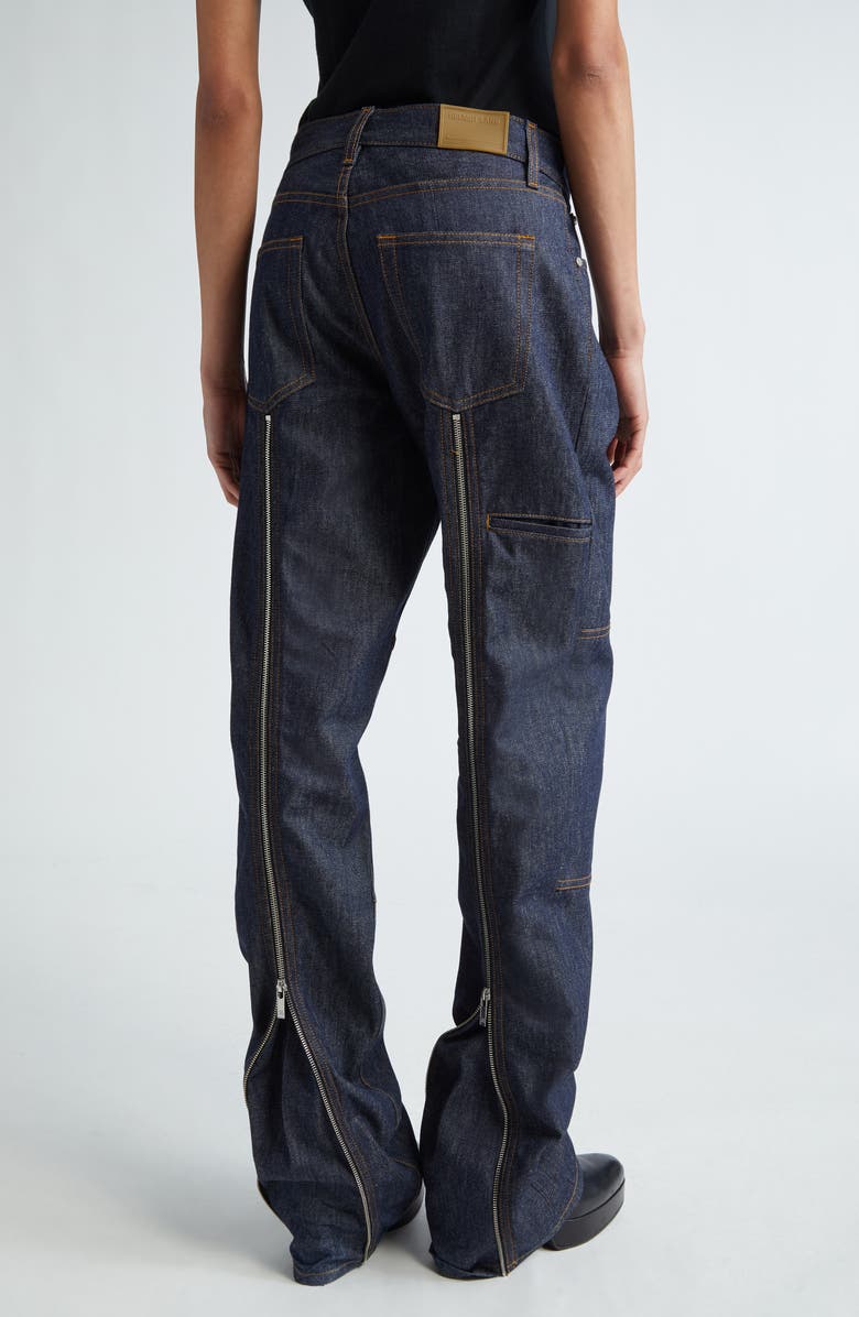 Helmut Lang Dual Zip Carpenter Straight Leg Jeans | Nordstromrack