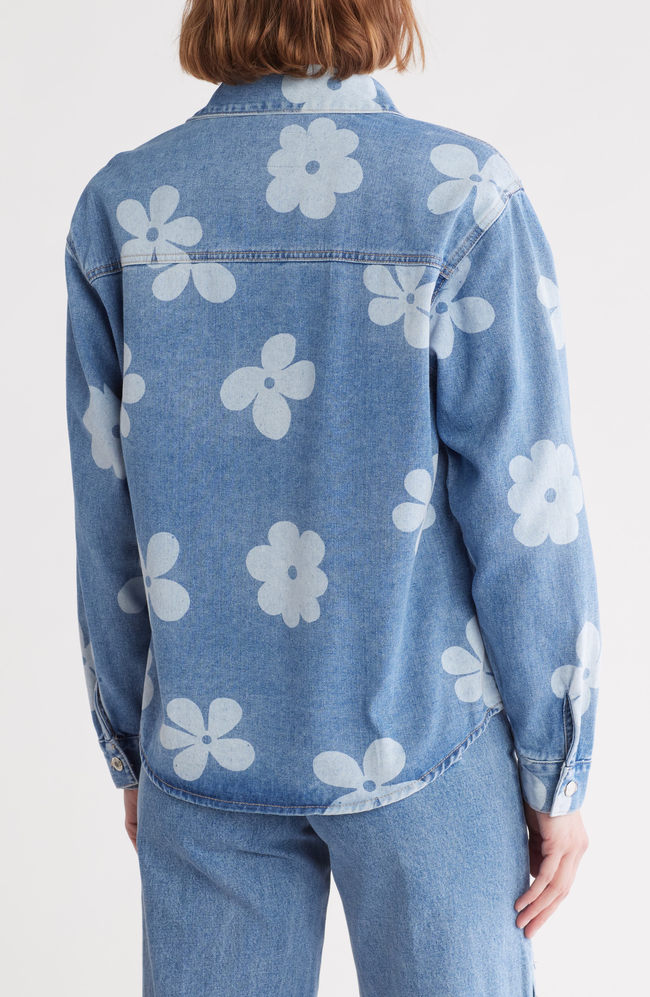 FLYING ANGEL Floral Print Button-Up Shirt | Nordstromrack