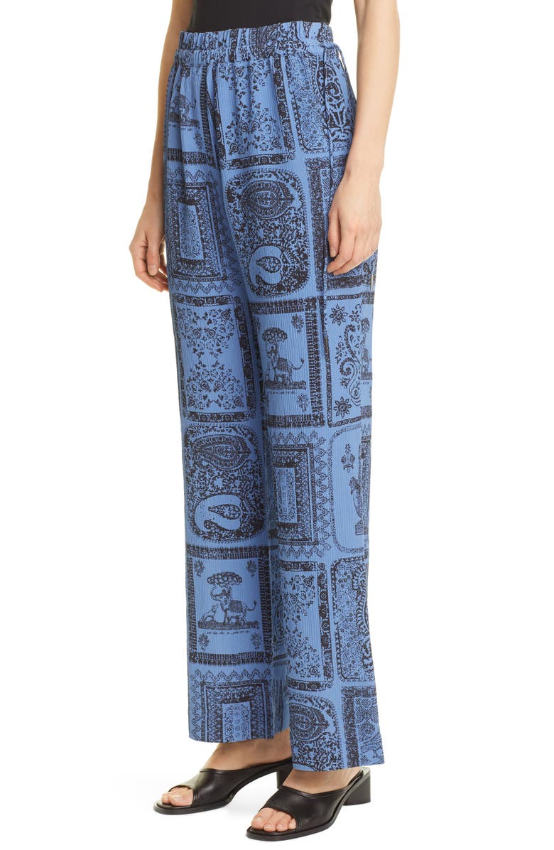 Acne Studios Polesa Frames Print Crepon Pants | Nordstromrack