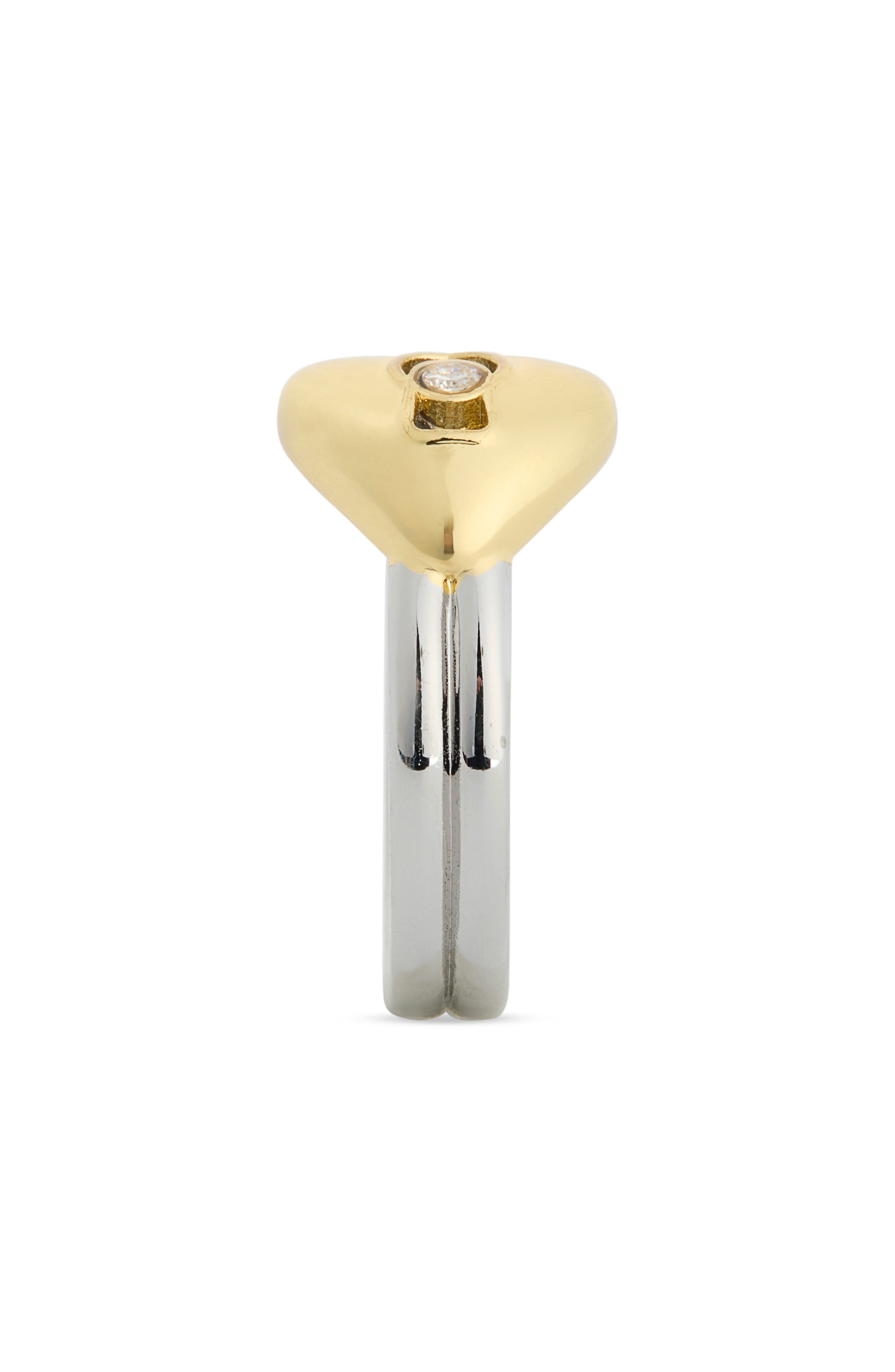 Covet Two-Tone Heart Padlock Ring | Nordstromrack