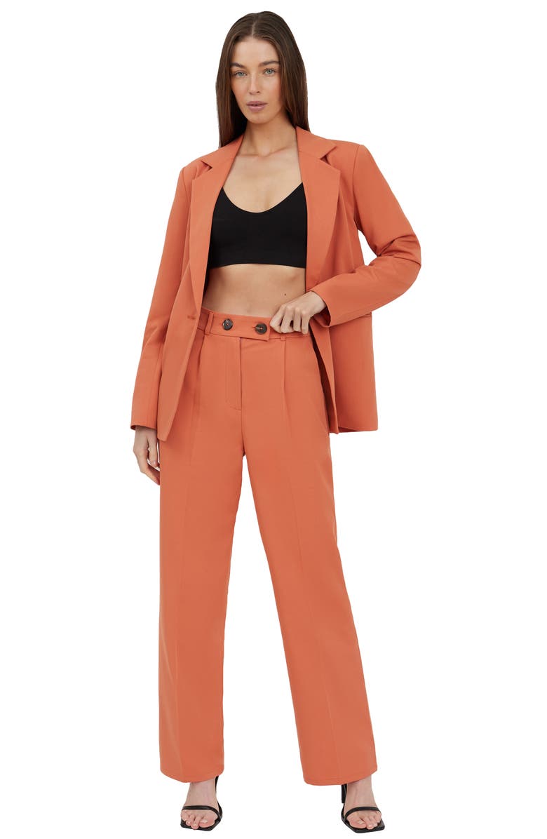 4th & Reckless Aliane High Waist Wide Leg Trousers | Nordstrom