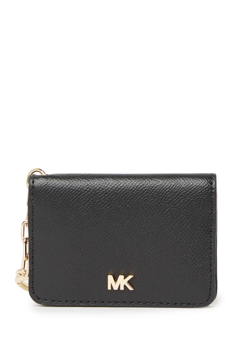 MICHAEL Michael Kors Leather Key Ring Card Holder | Nordstromrack