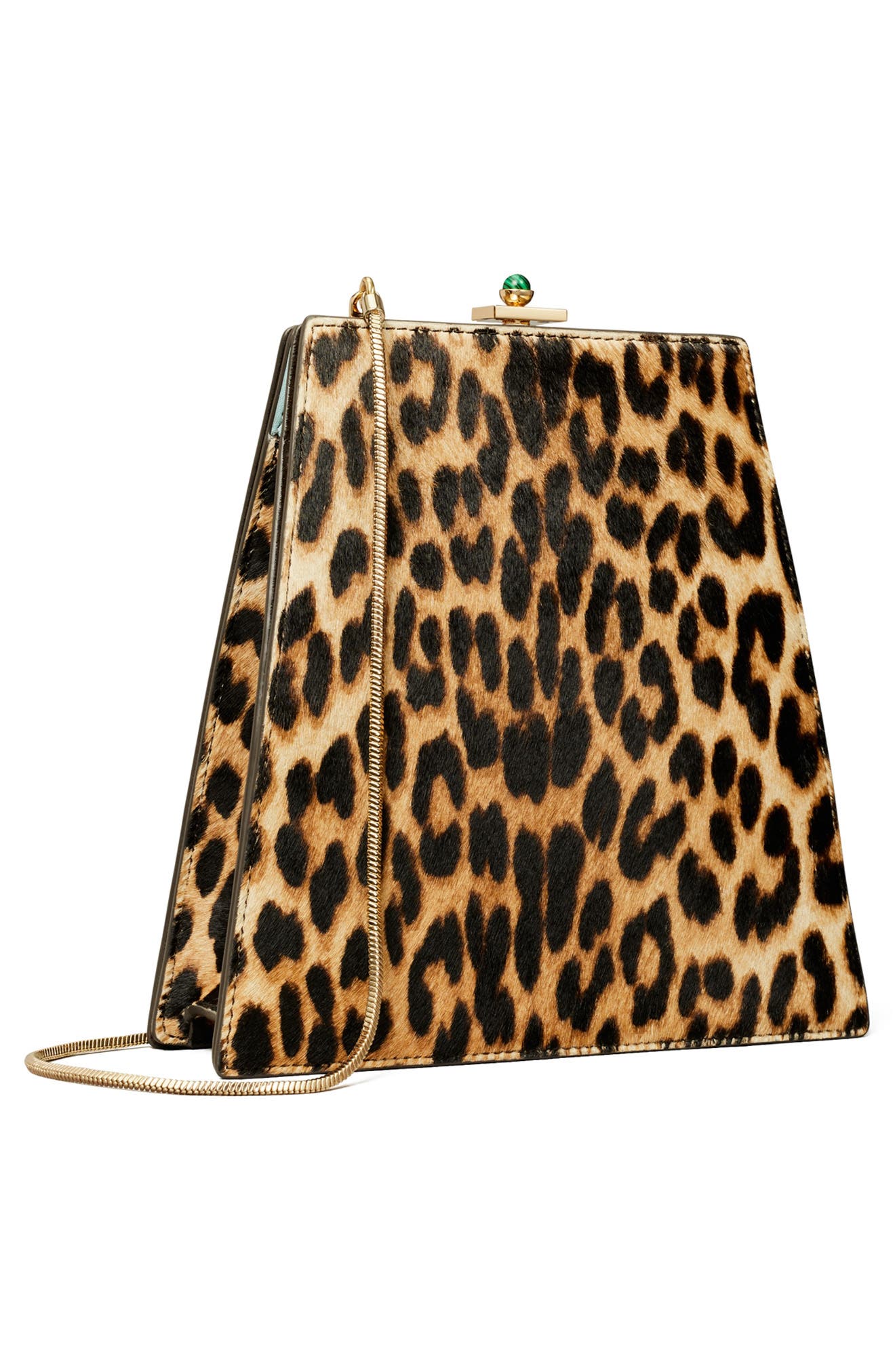Tory Burch Leopard Leather Mini Handbag | Nordstrom