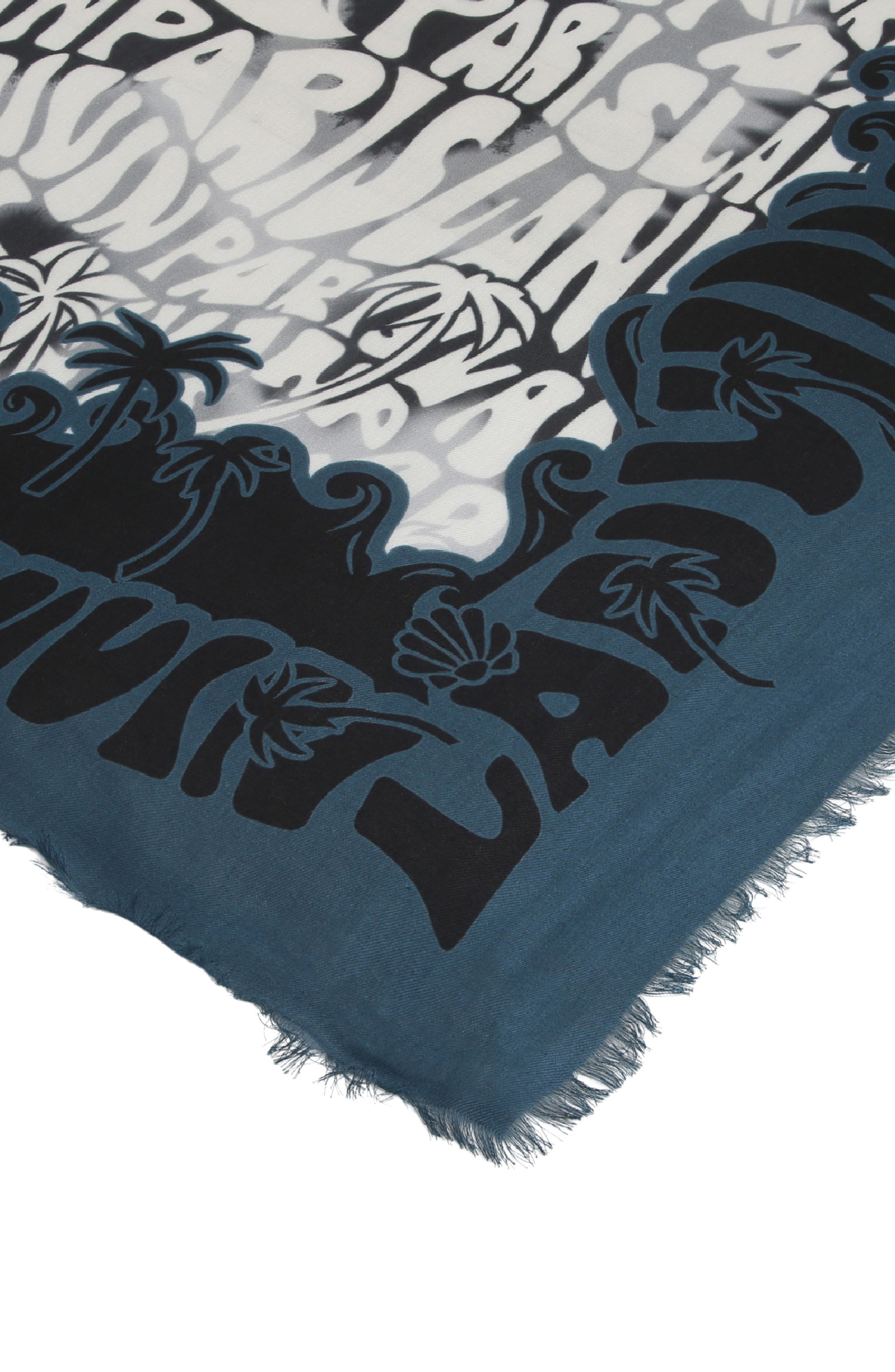 Lanvin Logo Print Square Scarf | Nordstromrack