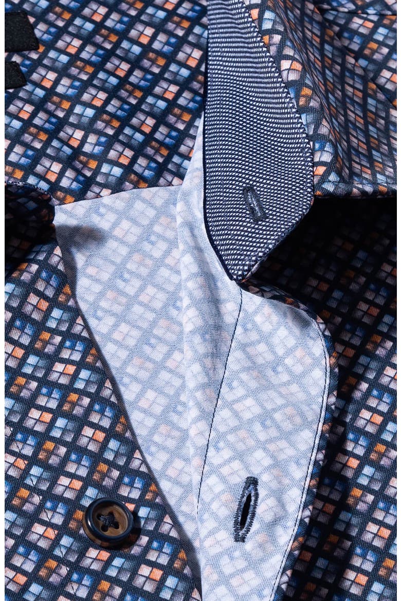 Classic Fit Geometric Performance Button-Up Shirt (Men) | Nordstromrack