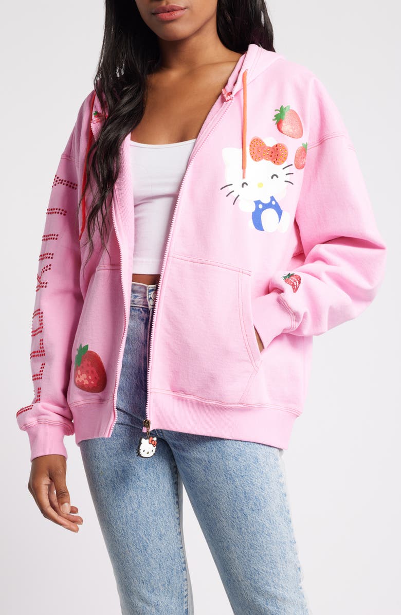DUMBGOOD x Sanrio Hello Kitty® 50th Anniversary Cotton Zip Hoodie ...