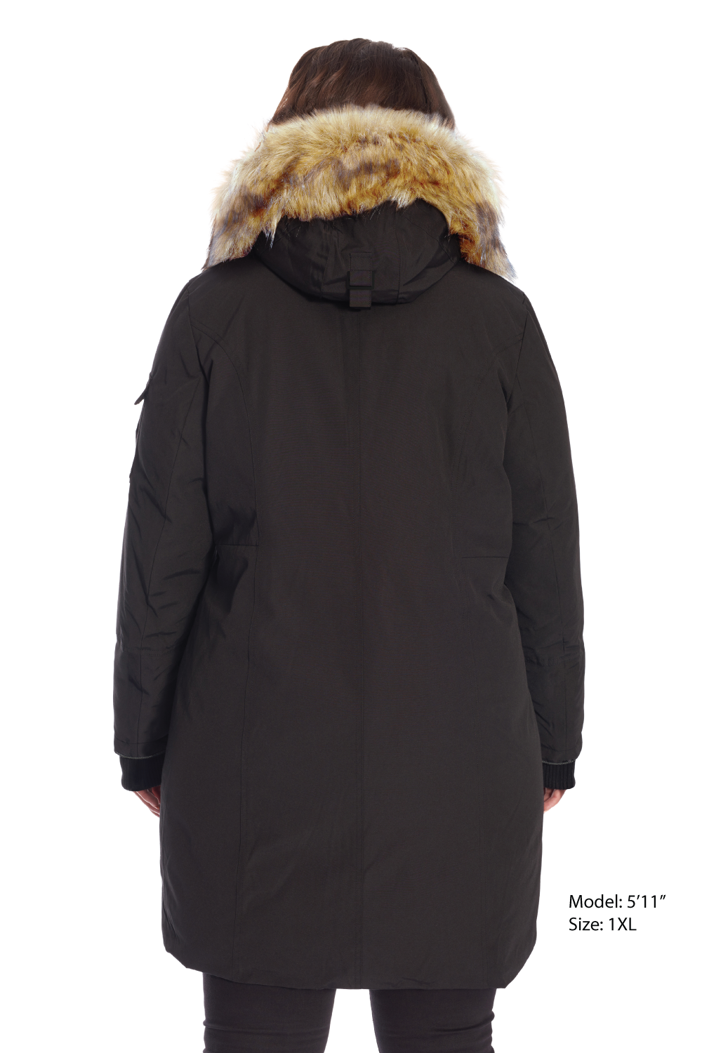 Alpine North LAURENTIAN PLUS SIZE - Vegan Down Long Parka Winter with ...