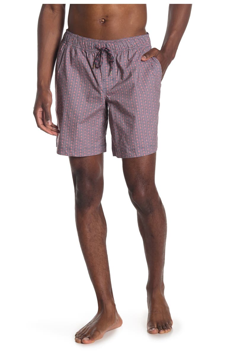 Rails Kian Micro Print Swim Trunks | Nordstromrack