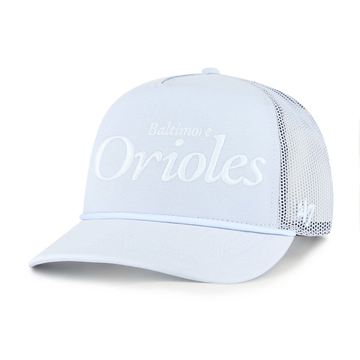 '47 Men's '47 Light Blue Baltimore Orioles Foundation Script Hitch ...