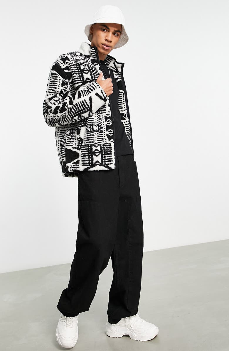 Topman High Pile Fleece Jacket | Nordstromrack
