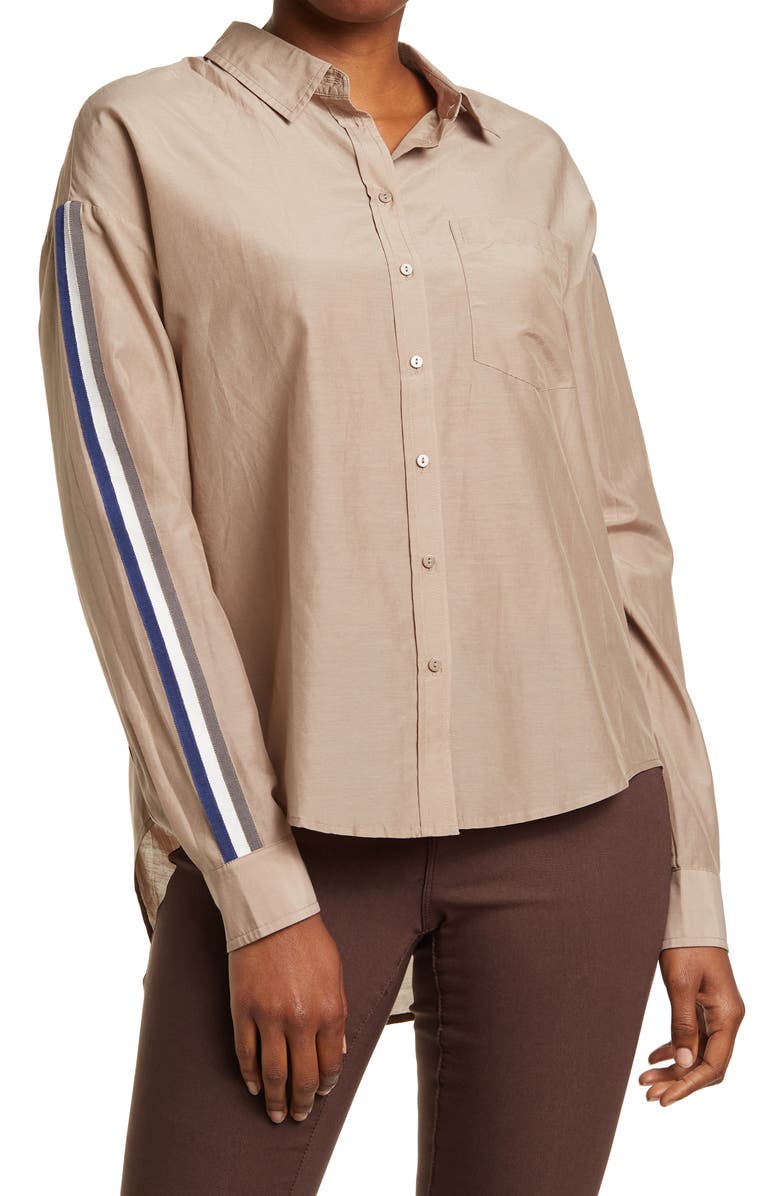 Go by go Silk Go Racing Stripe Shirt | Nordstromrack