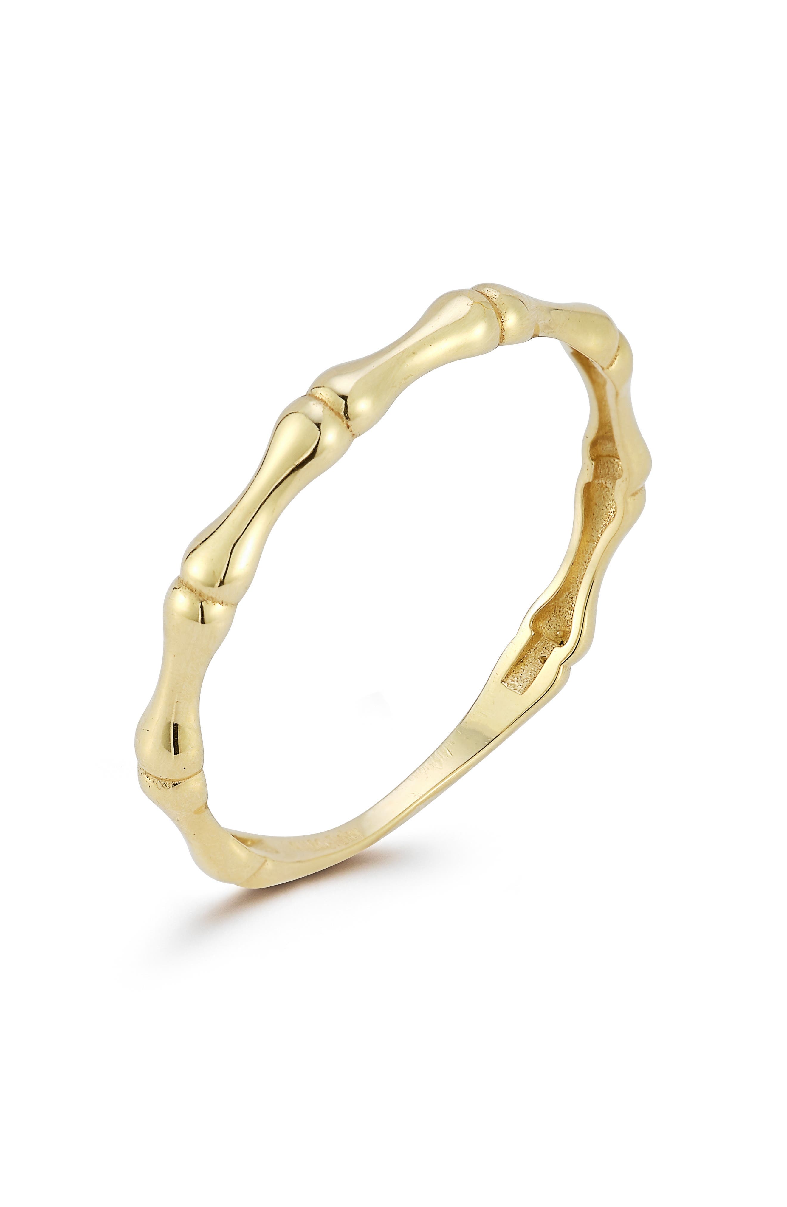 Ember Fine Jewelry 14K Gold Bamboo Ring | Nordstromrack