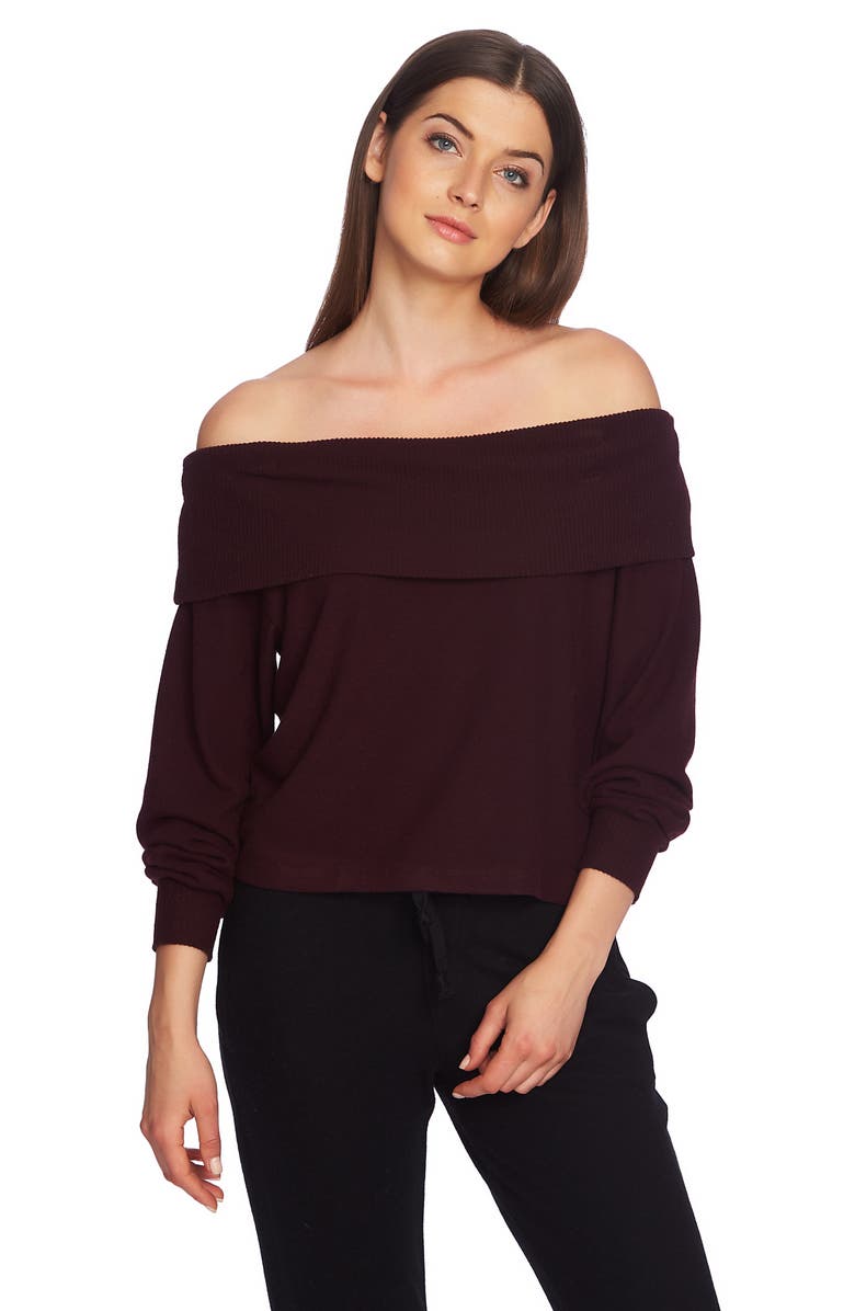 1.STATE Foldover Off Shoulder Top | Nordstromrack