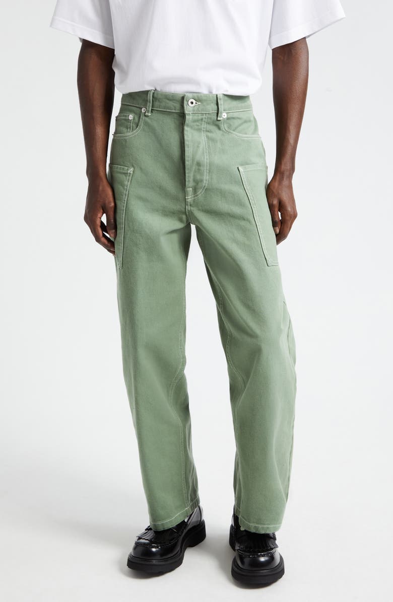 KENZO Elephant Flag Monkey Fit Cargo Jeans | Nordstromrack
