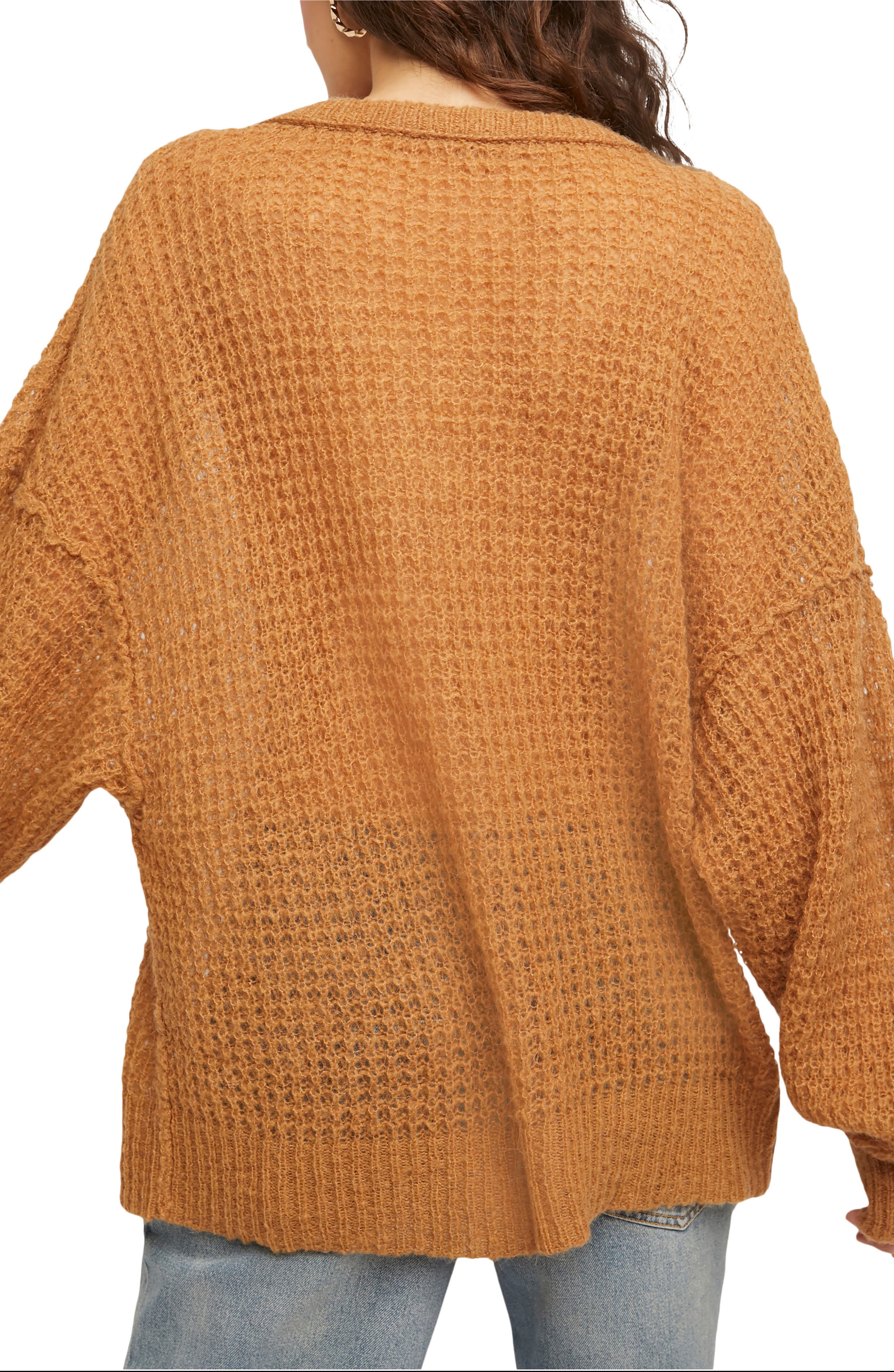 Free People Lulu Oversize V-Neck Sweater | Nordstrom