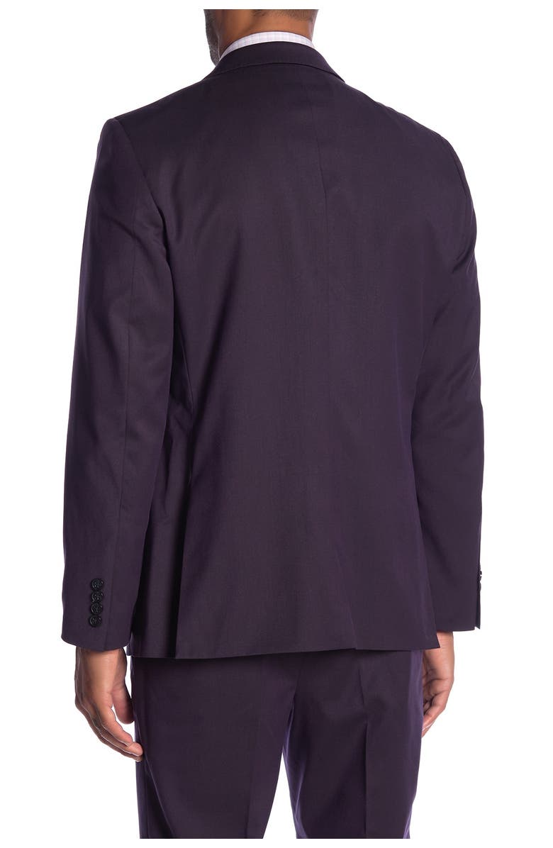 SAVILE ROW CO Rivington Purple Two Button Notch Lapel Modern Fit Gab ...