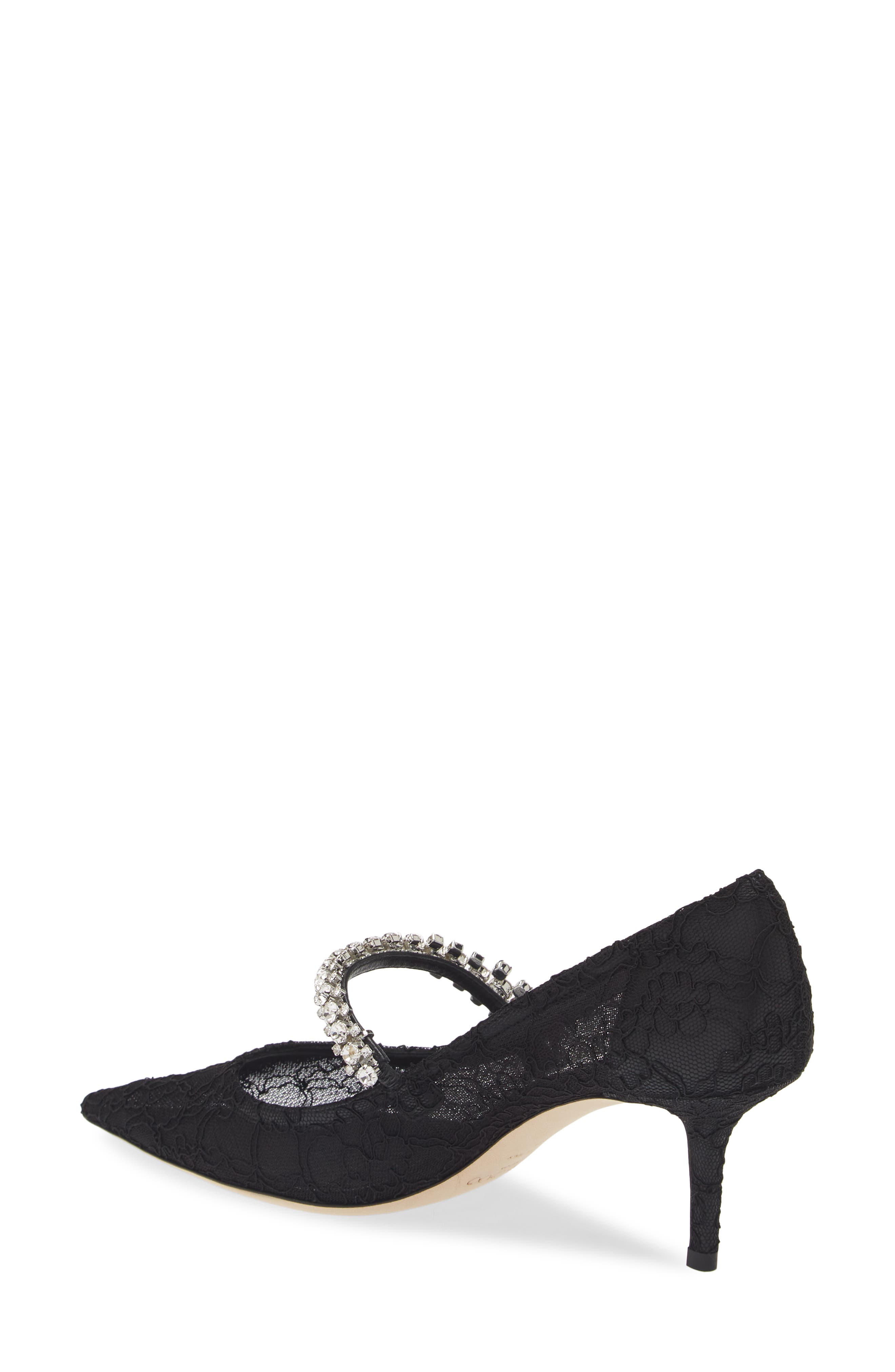Jimmy Choo Bing Crystal Embellished Pointed Toe Mary Jane Pump (Women ...
