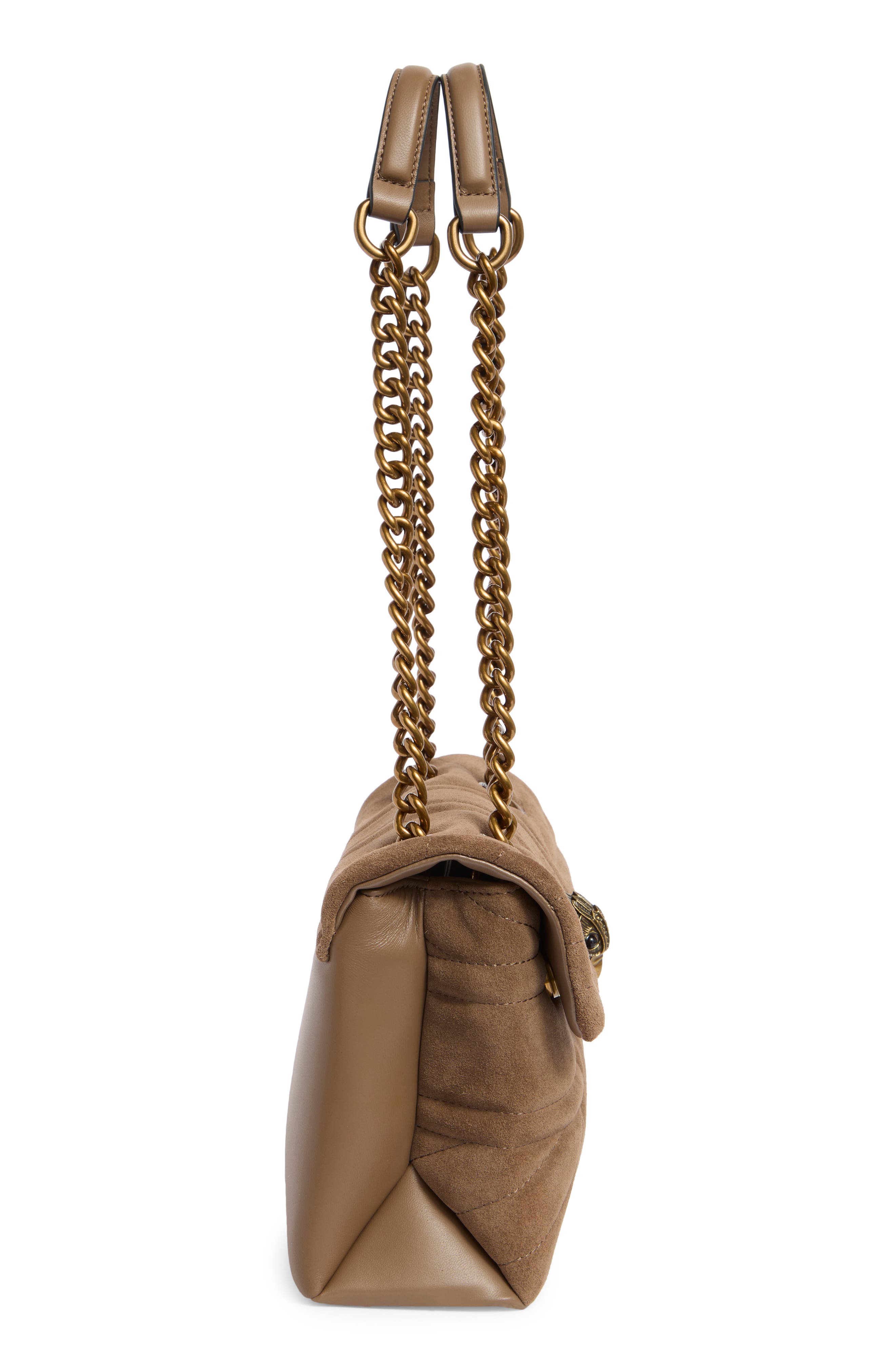 Kurt Geiger London Large Kensington Quilted Suede & Leather Shoulder ...