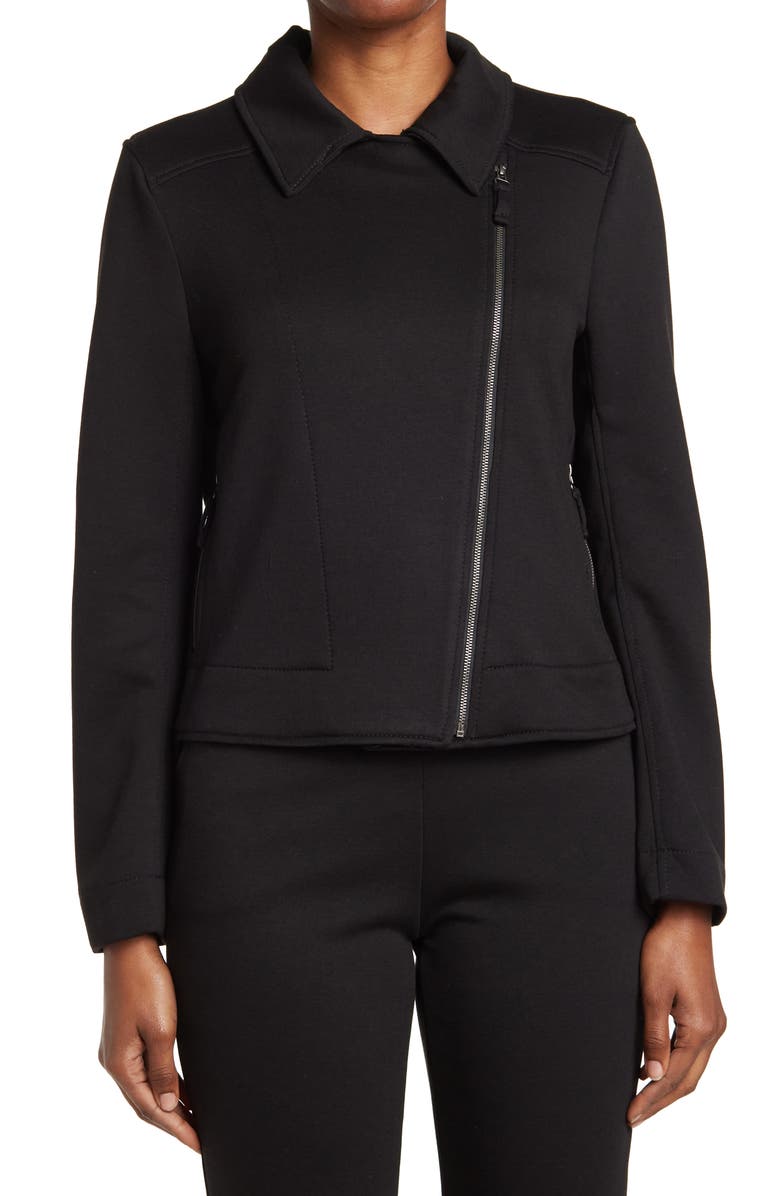MAX STUDIO Knit Moto Jacket | Nordstromrack