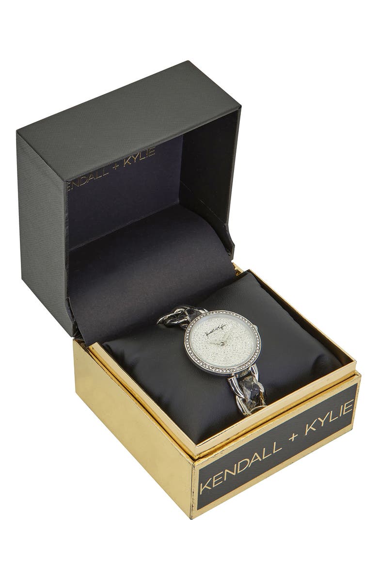 KENDALL + KYLIE Crystal Dial Bracelet Watch, 40mm | Nordstromrack