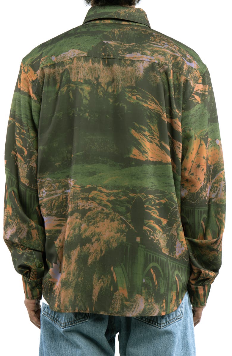 Round Two Photo Collage Print Button-Up Shirt | Nordstromrack