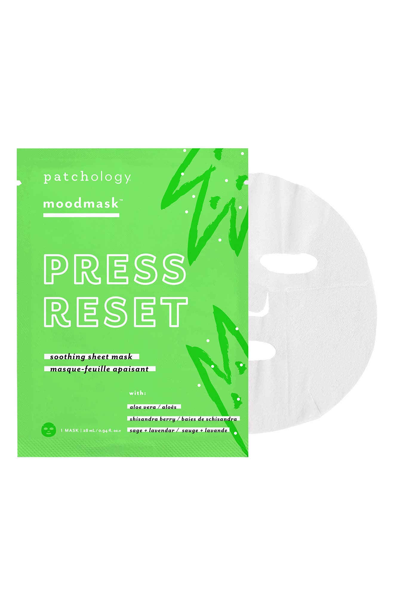 Patchology moodmask Press Reset Soothing Sheet Mask | Nordstromrack
