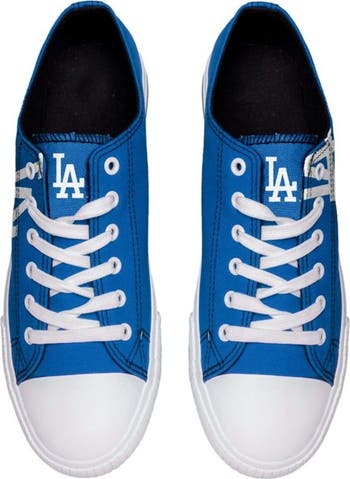 FOCO Youth Los Angeles Dodgers Big Logo Low-Top Canvas Shoes | Nordstrom