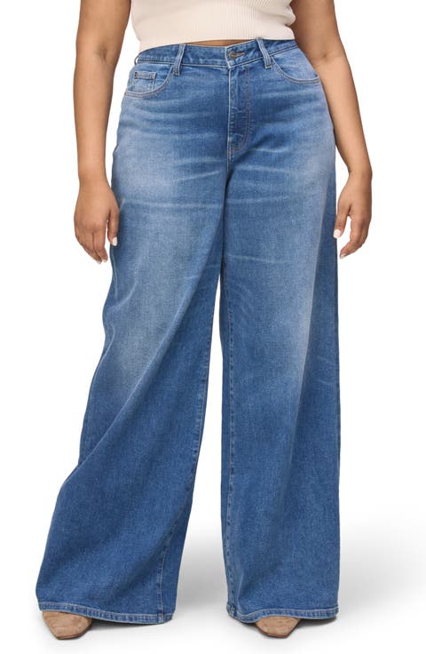 Women's Wide Leg Plus-Size Jeans | Nordstrom