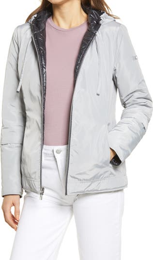 Via Spiga Reversible Hooded Puffer Jacket | Nordstromrack
