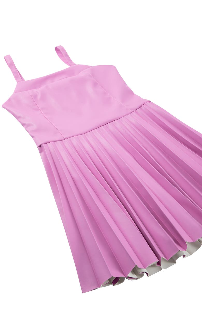 Truce Kids' Pleated Faux Leather Dress | Nordstromrack