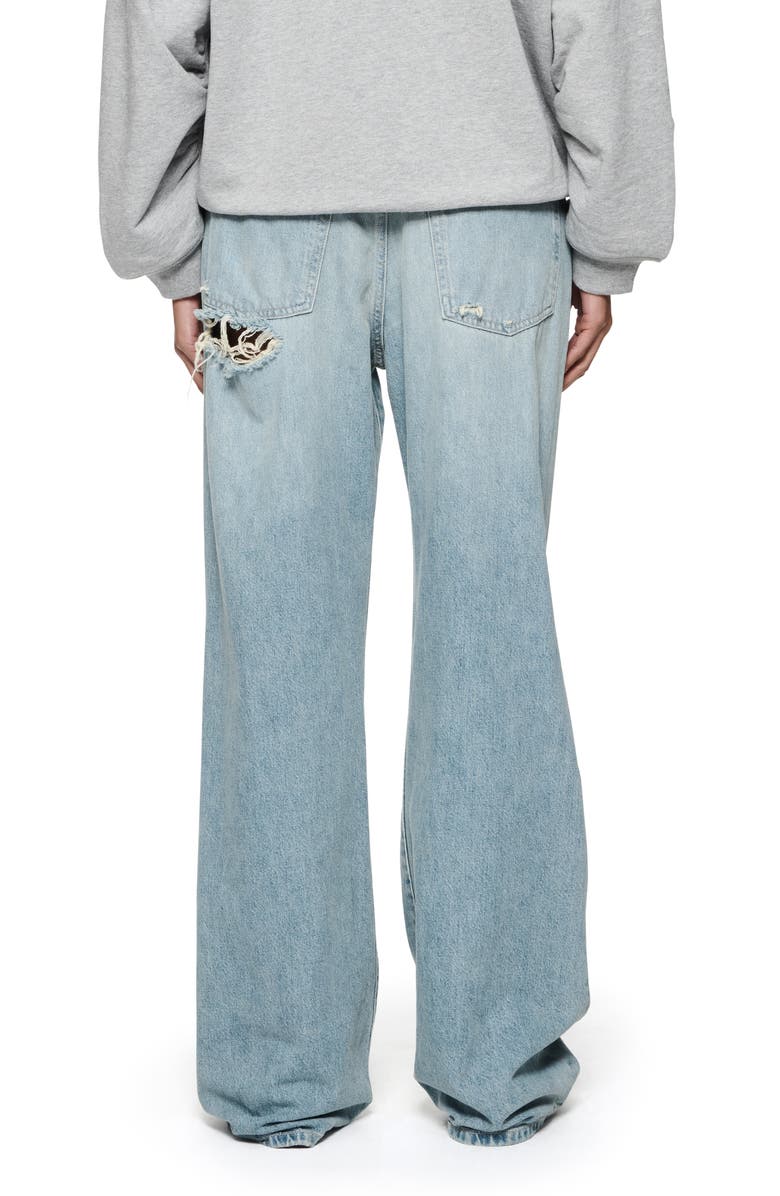 PURPLE BRAND Destroyed Wide Leg Jeans | Nordstromrack