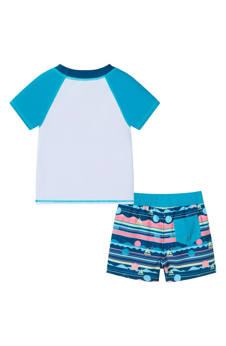 Andy & Evan Kids' Rashguard Top & Swim Trunks Set | Nordstromrack