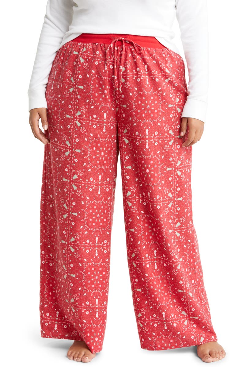 BP. Print Cotton Blend Flannel Pajama Pants | Nordstromrack