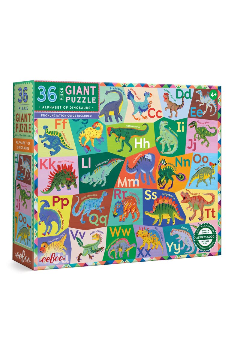 Alphabet of Dinosaurs 36-Piece Giant Puzzle | Nordstrom
