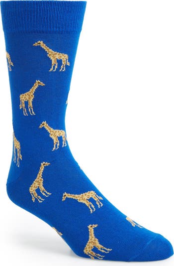 Topman Giraffe Pattern Socks | Nordstrom