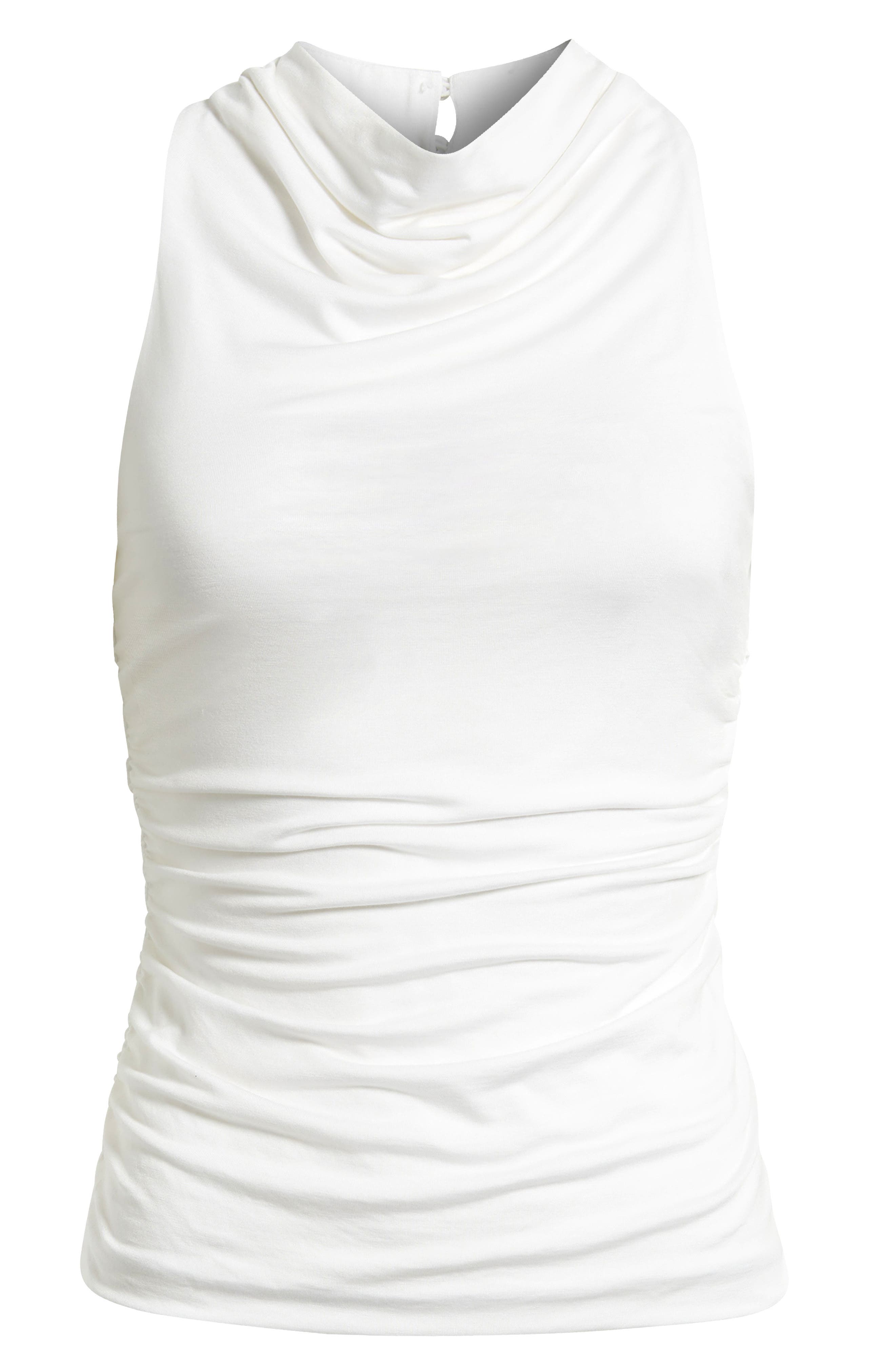 French Connection Gibson Ruched Cowl Neck Top | Nordstromrack