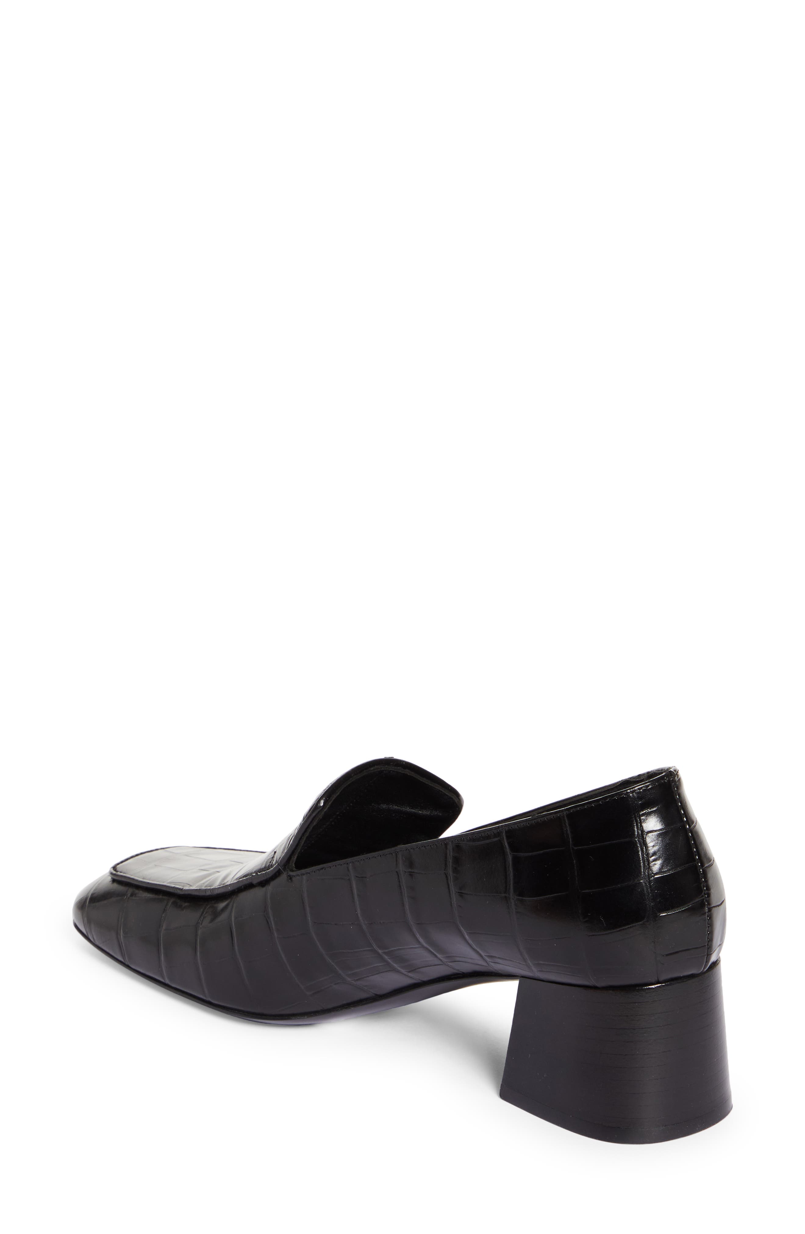 TOTEME The Block Heel Croc Embossed Loafer (Women) | Nordstromrack